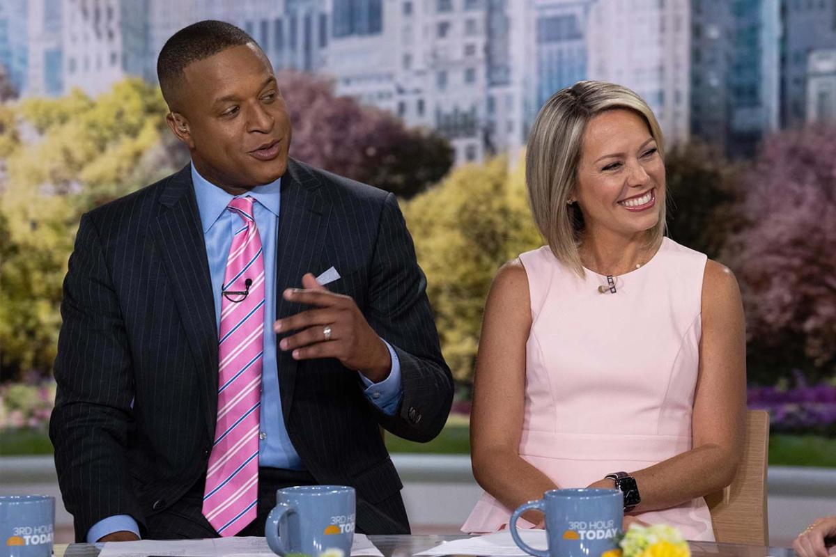 Craig Melvin declined to be seated beside Dylan Dreyer during an off-camera Today show segment ...