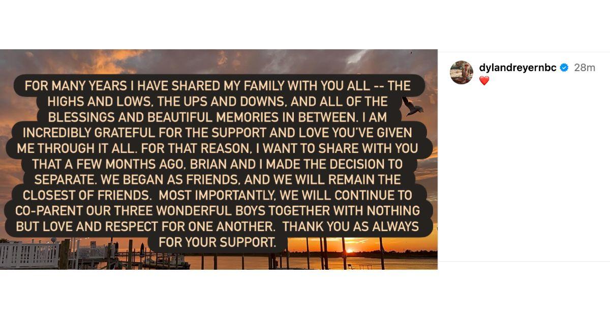 After twelve years of being married, Dylan Dreyer is seeking a divorce from Brian Fichera - and ...