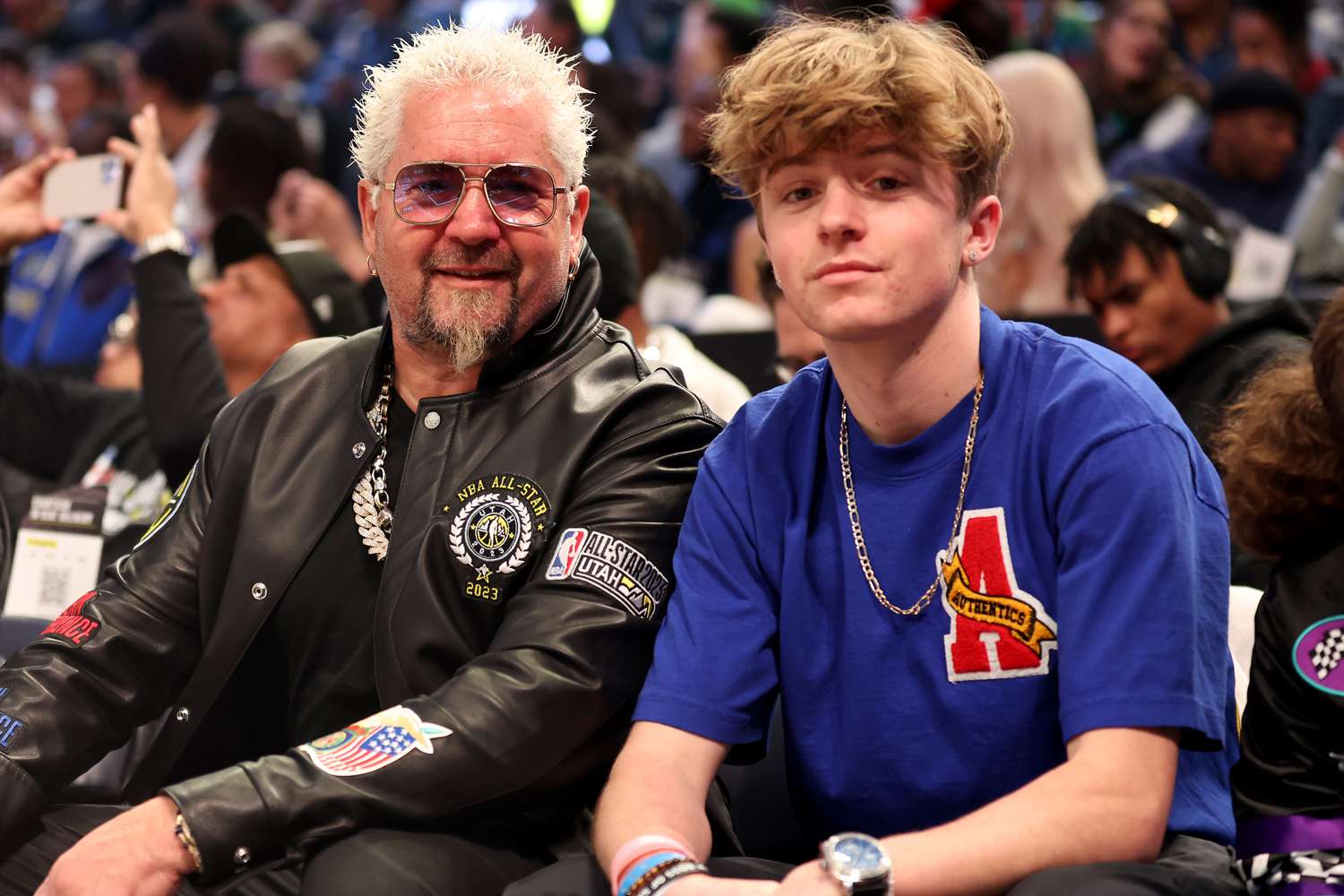 Guy Fieri was unable to hide his feelings when he discussed his son ...